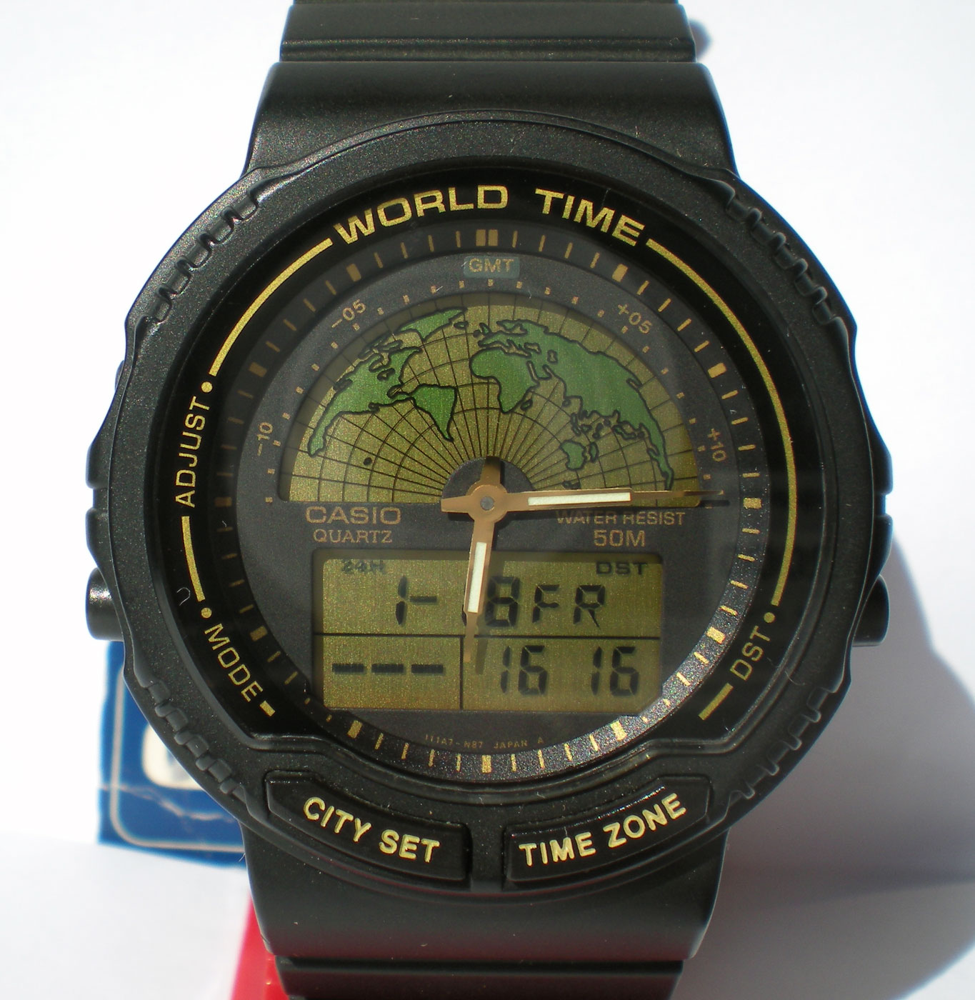 CASIO - AW-21 U - WorldTime - Vintage Digital Watch - Digital-Watch.com