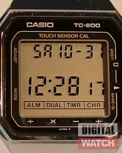 CASIO - TC-600 - Calculator - Vintage Digital Watch - Digital-Watch.com