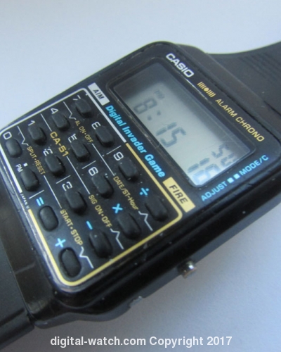 CASIO - CA-51 - Game - Vintage Digital Watch - Digital-Watch.com
