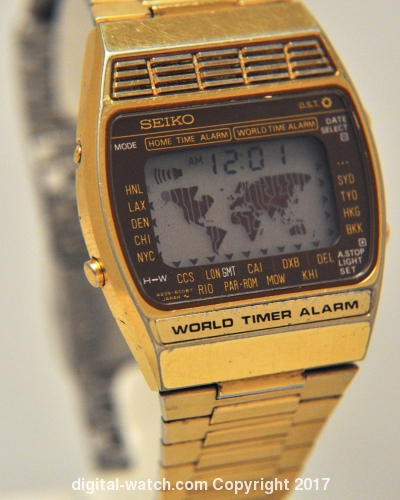 SEIKO - A239-5009 - WorldTime - Vintage Digital Watch - Digital-Watch.com