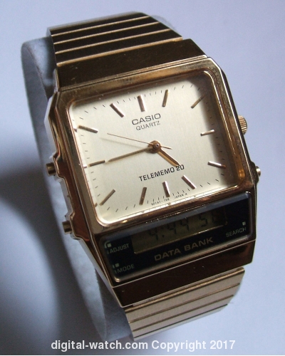 CASIO - AB-100 - Databank - Vintage Digital Watch - Digital-Watch.com