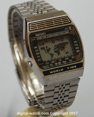 SEIKO - A239-502A - WorldTime - Vintage Digital Watch - Digital-Watch.com