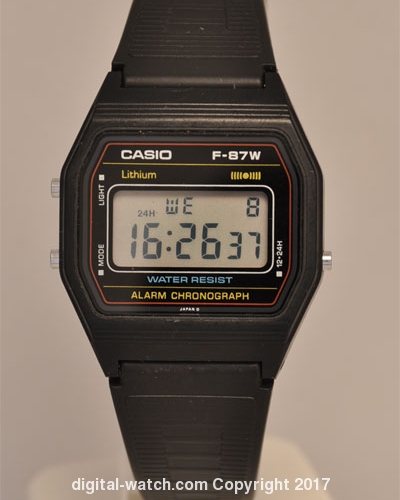 CASIO - F-87W - Digital - Vintage Digital Watch - Digital-Watch.com