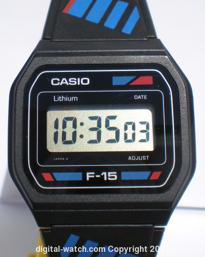 CASIO - F-15 - f-series - Vintage Digital Watch - Digital-Watch.com