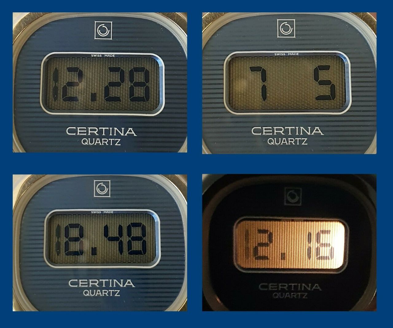 CERTINA - 778 - Digital - Vintage Digital Watch - Digital-Watch.com