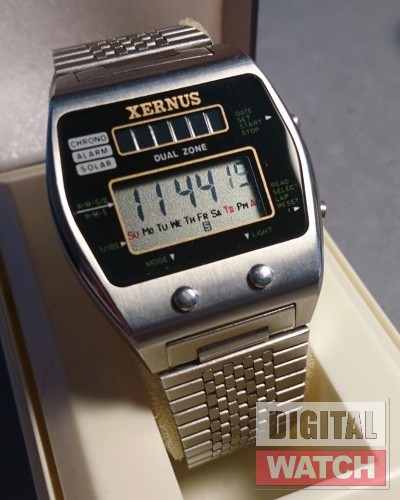 SUNREX - Series 2000 - Solar - Vintage Digital Watch - Digital-Watch.com