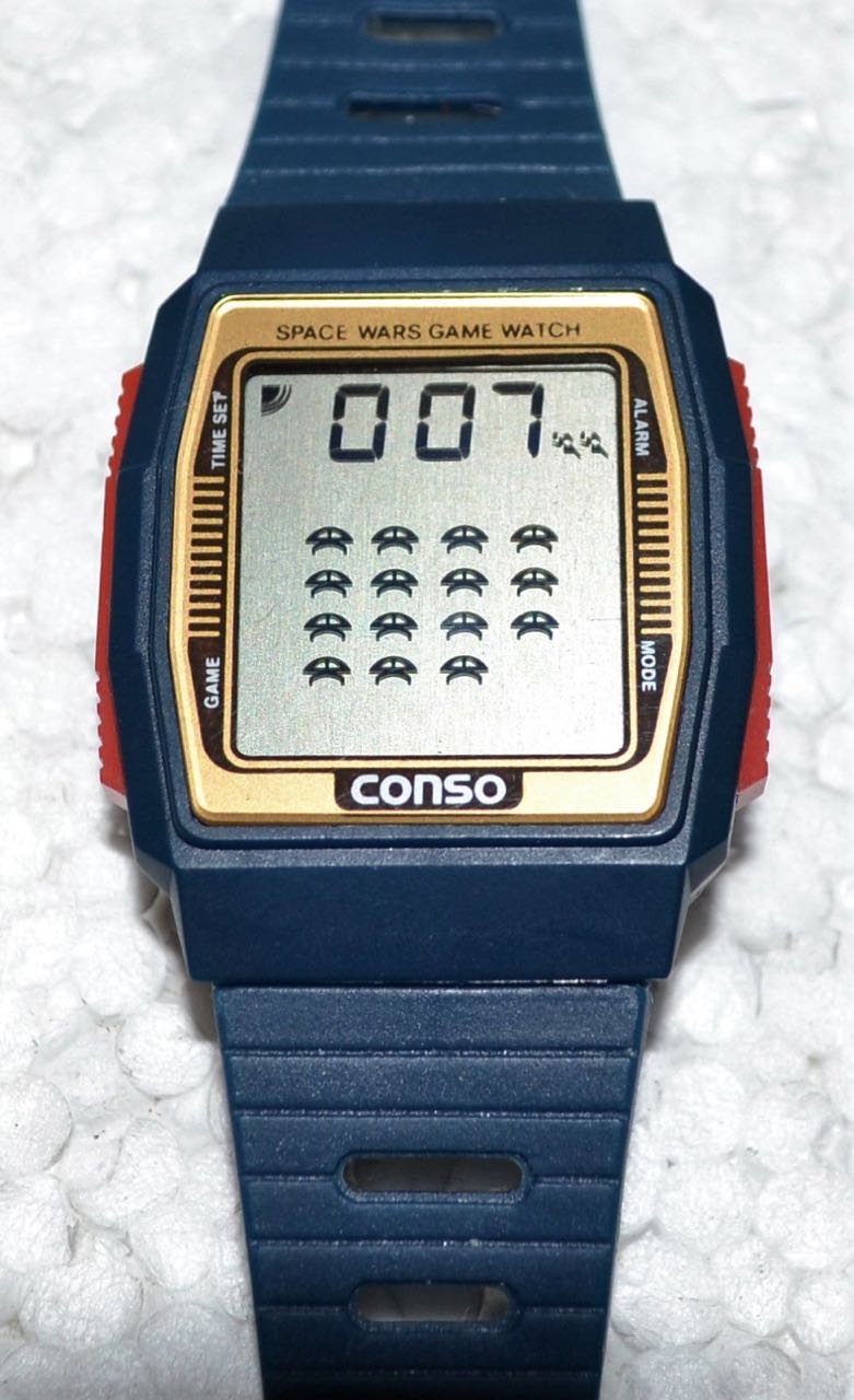 CONSO - Space Wars - Game - Vintage Digital Watch - Digital-Watch.com