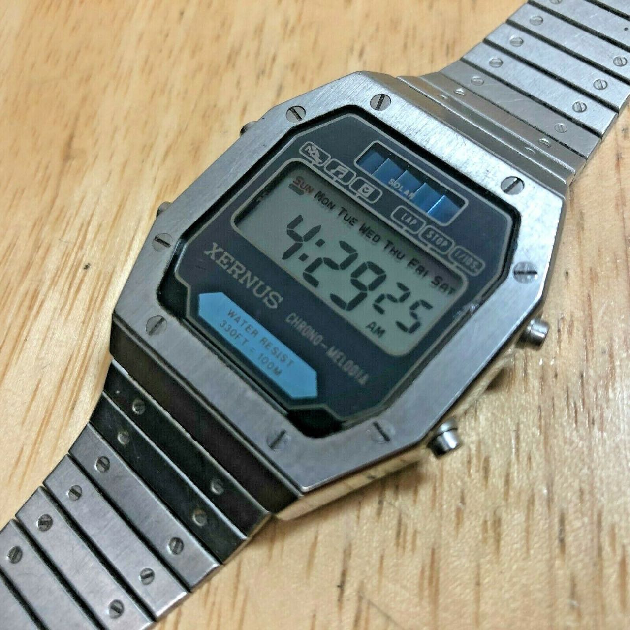 SUNREX - 100m solar - Solar - Vintage Digital Watch - Digital-Watch.com