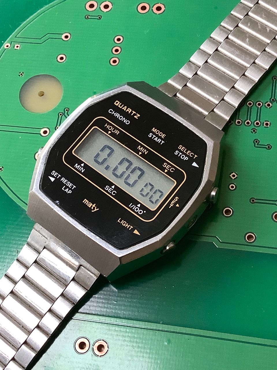 MATY - Chronograph - Digital - Vintage Digital Watch - Digital-Watch.com