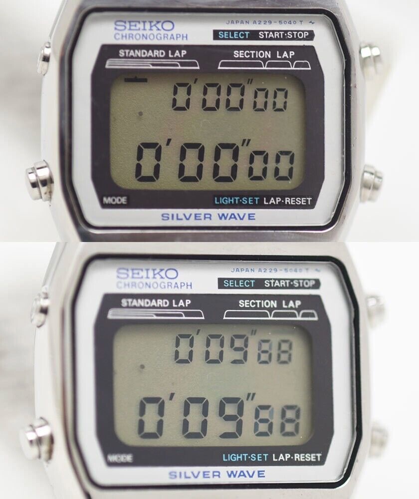 SEIKO - A229-5020 - Sports - Vintage Digital Watch - Digital-Watch.com