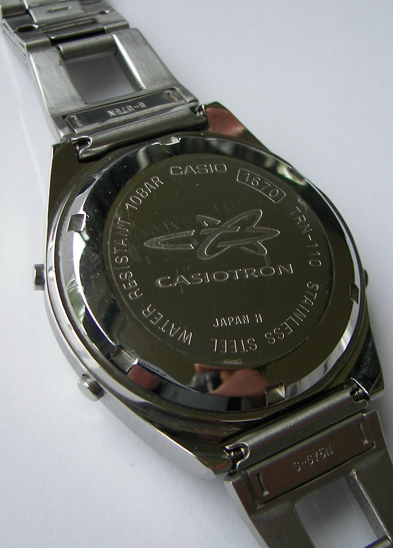 CASIO - TRN-110AS-4T - Casiotron - Vintage Digital Watch - Digital ...