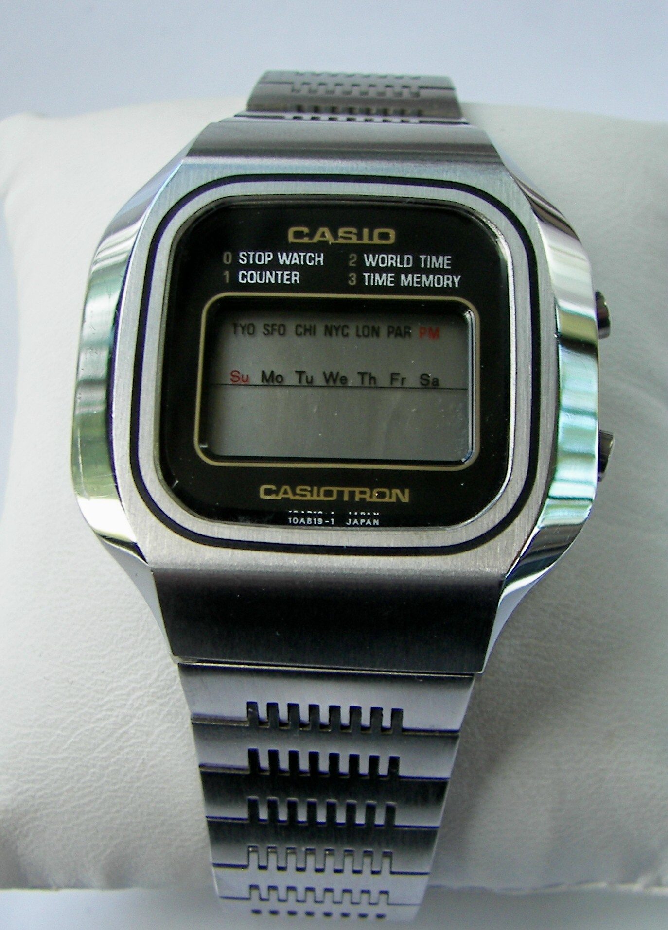 CASIO - X-1s ( S-14 ) - Casiotron - Vintage Digital Watch - Digital ...