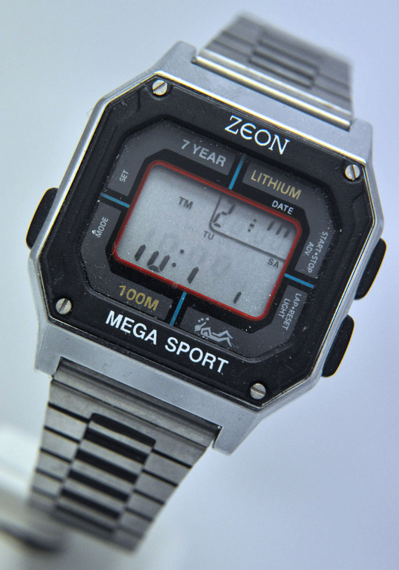 ZEON - MEGA SPORT - Sports - Vintage Digital Watch - Digital-Watch.com