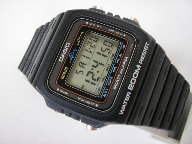 CASIO - DW-200 - Marlin - Vintage Digital Watch - Digital-Watch.com
