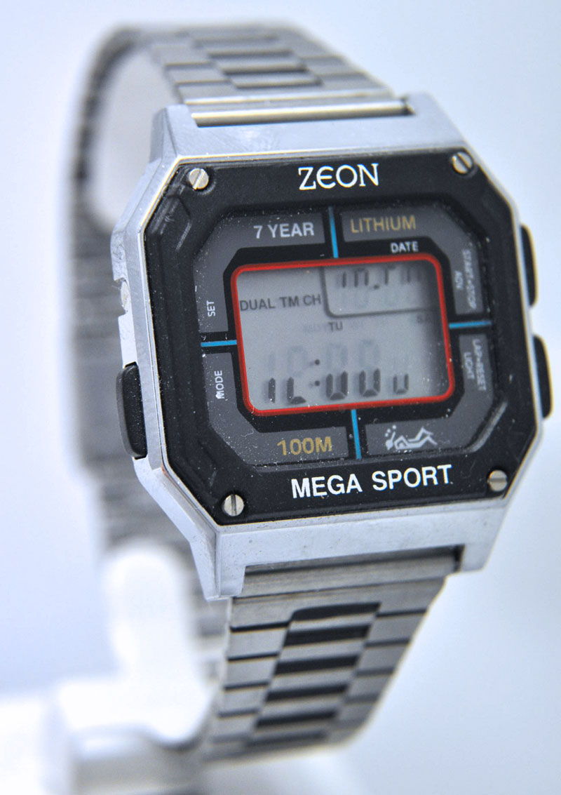 ZEON - MEGA SPORT - Sports - Vintage Digital Watch - Digital-Watch.com