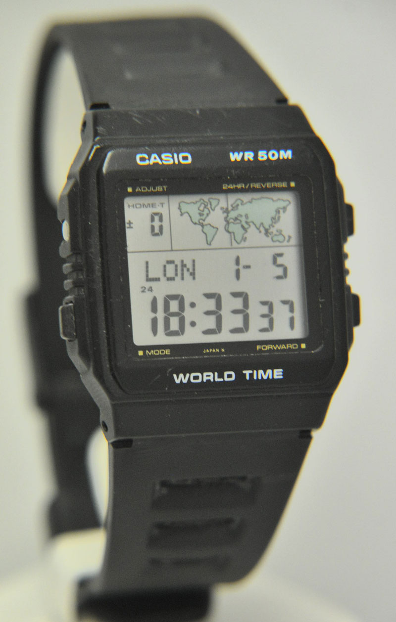 CASIO - W-50U - WorldTime - Vintage Digital Watch - Digital-Watch.com