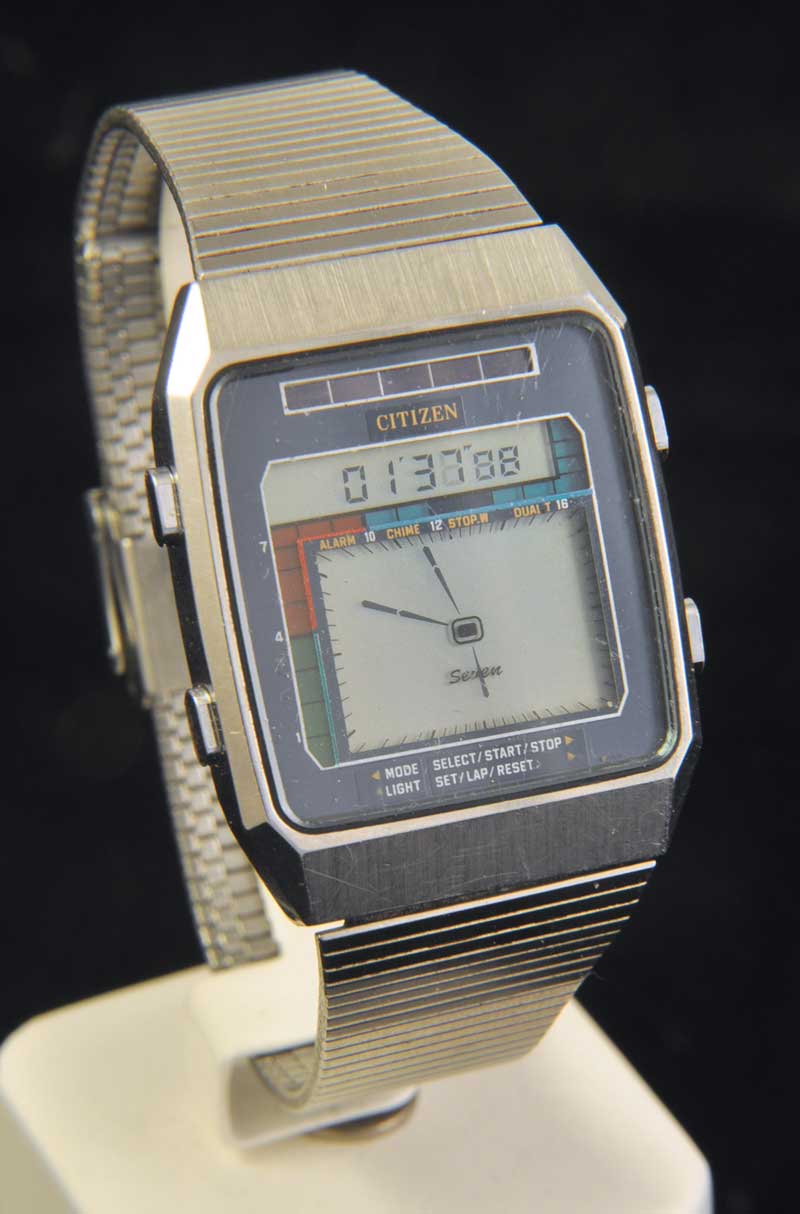 CITIZEN - CR-2014 - DigitalHands - Vintage Digital Watch - Digital ...