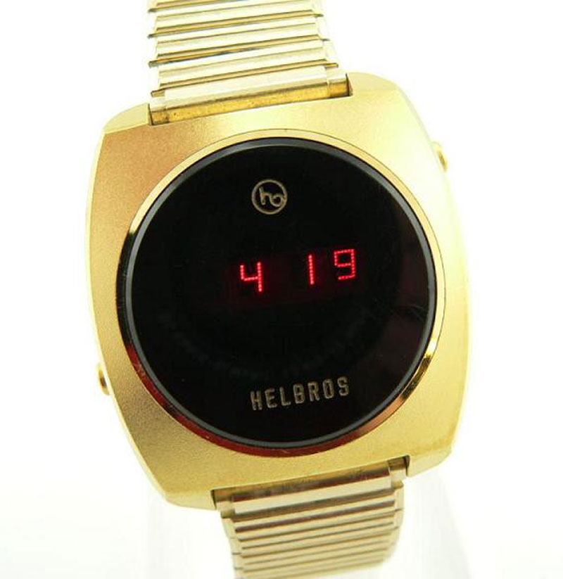 HELBROS - LED - LED - Vintage Digital Watch - Digital-Watch.com