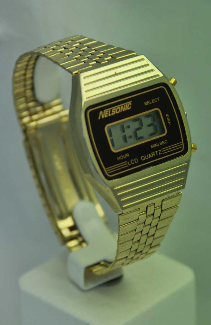 NELSONIC - Quartz LCD - Digital - Vintage Digital Watch - Digital-Watch.com