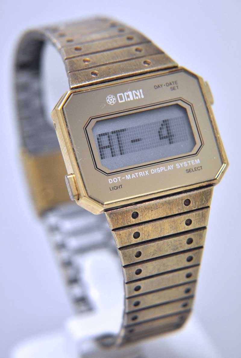 OMNI - Dot Matix Display - Digital - Vintage Digital Watch - Digital ...