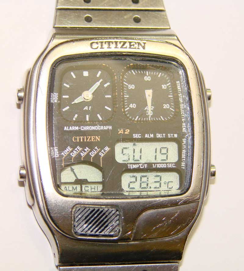 CITIZEN - 8982-088801 - Sensor - Vintage Digital Watch - Digital-Watch.com