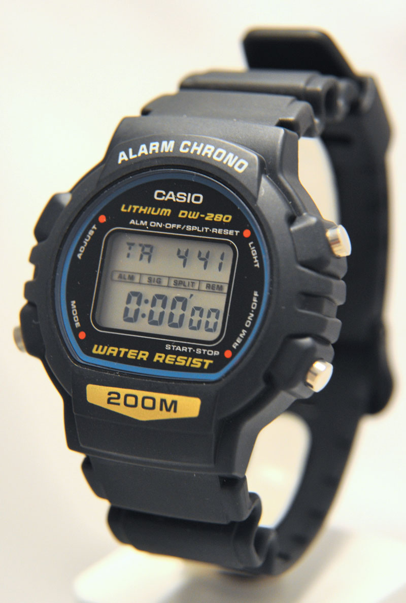 CASIO - DW-280 - Sports - Vintage Digital Watch - Digital-Watch.com