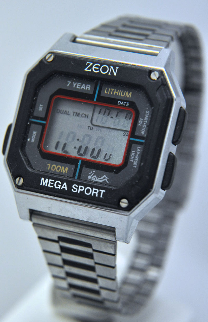 ZEON - MEGA SPORT - Sports - Vintage Digital Watch - Digital-Watch.com