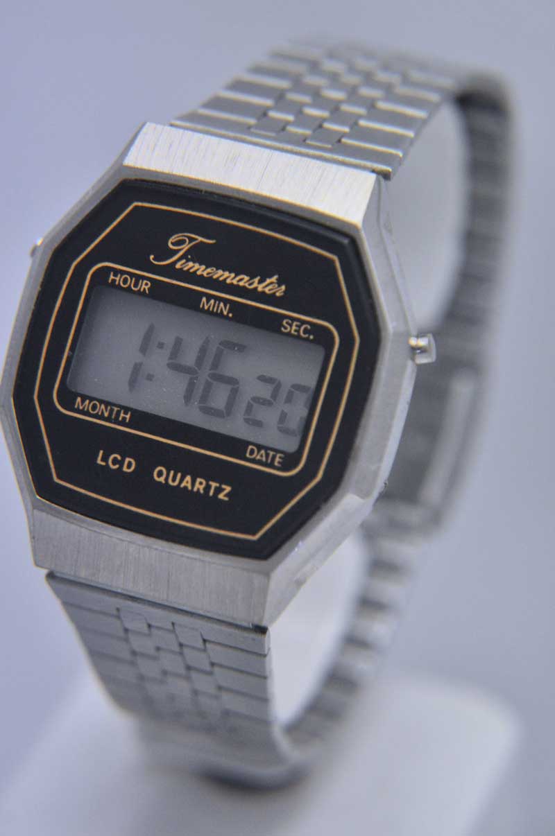 TIMEMASTER - Quartz LCD - Digital - Vintage Digital Watch - Digital ...