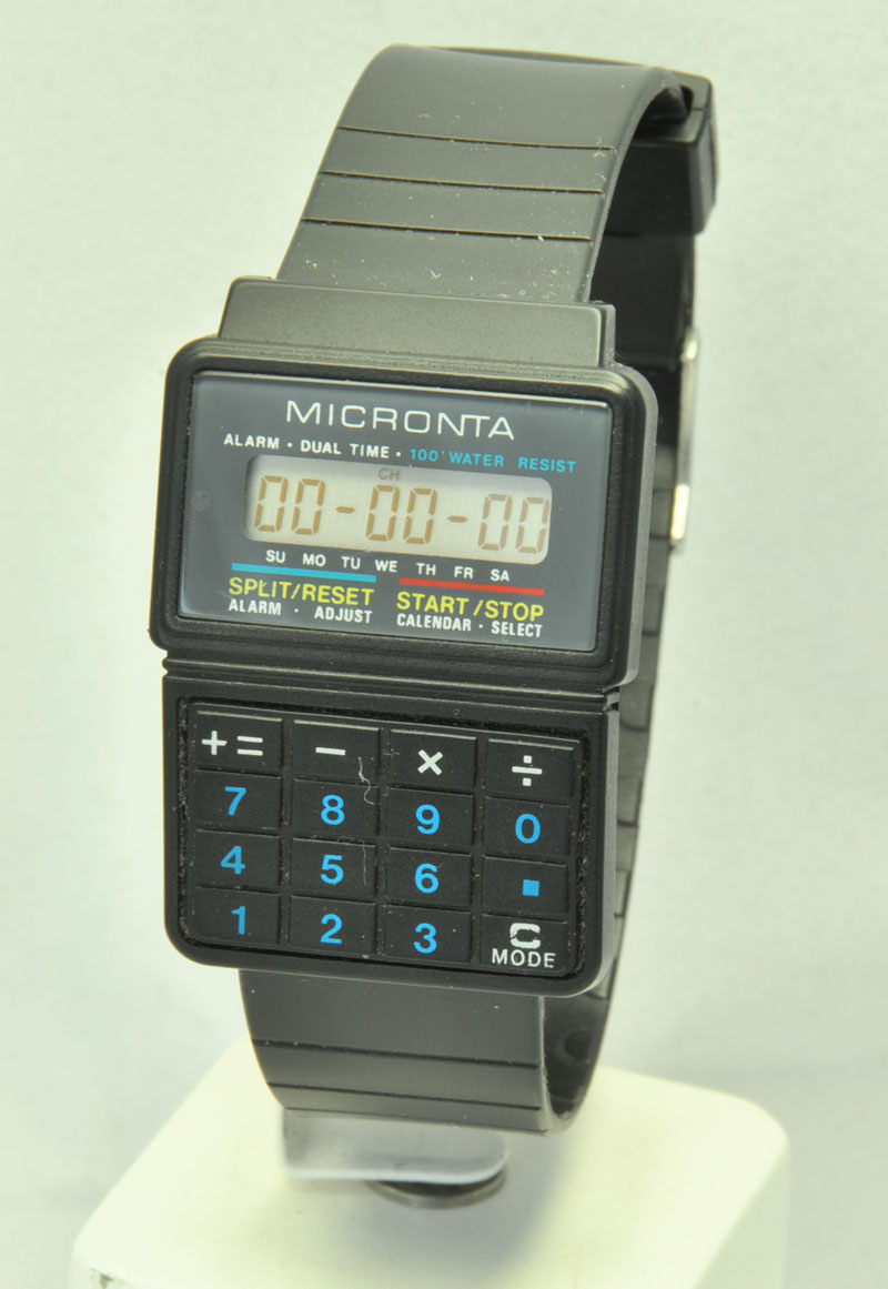 MICRONTA - 63-7008 - Calculator - Vintage Digital Watch - Digital-Watch.com