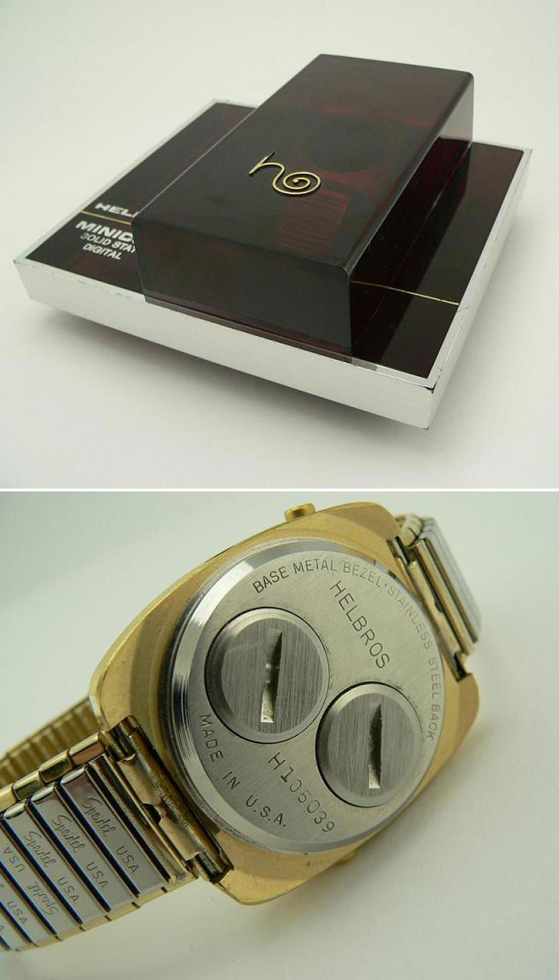 HELBROS - LED - LED - Vintage Digital Watch - Digital-Watch.com