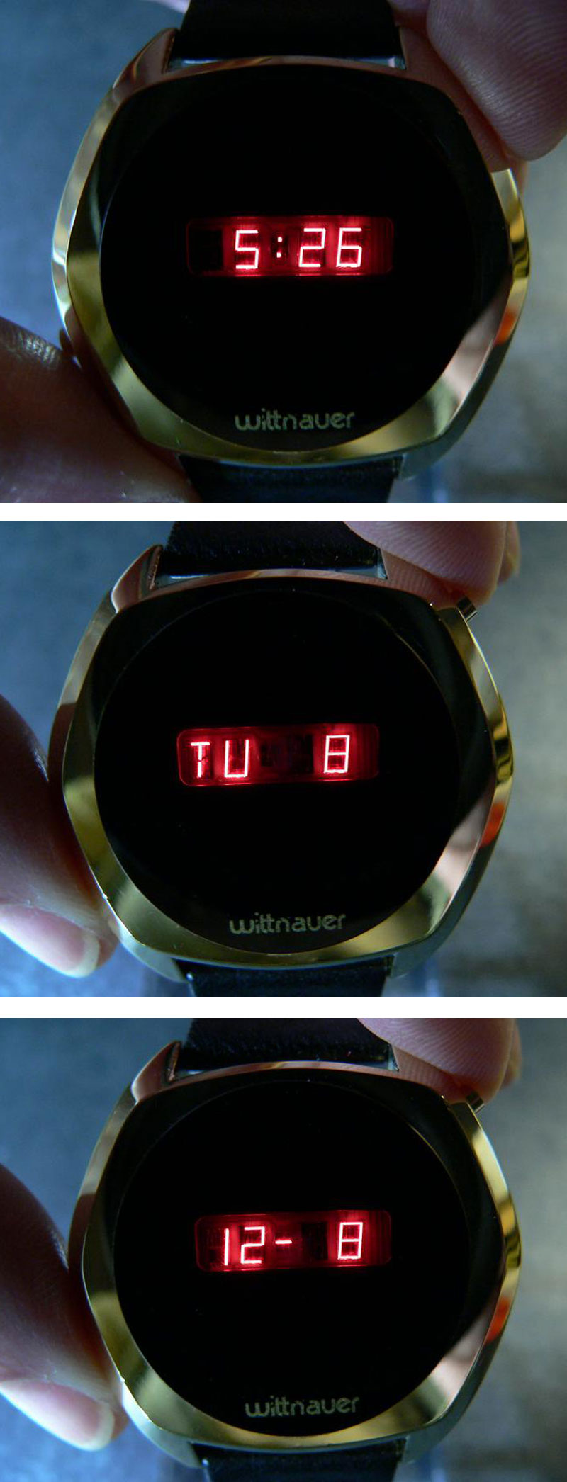 WITTNAUER - LED - LED - Vintage Digital Watch - Digital-Watch.com