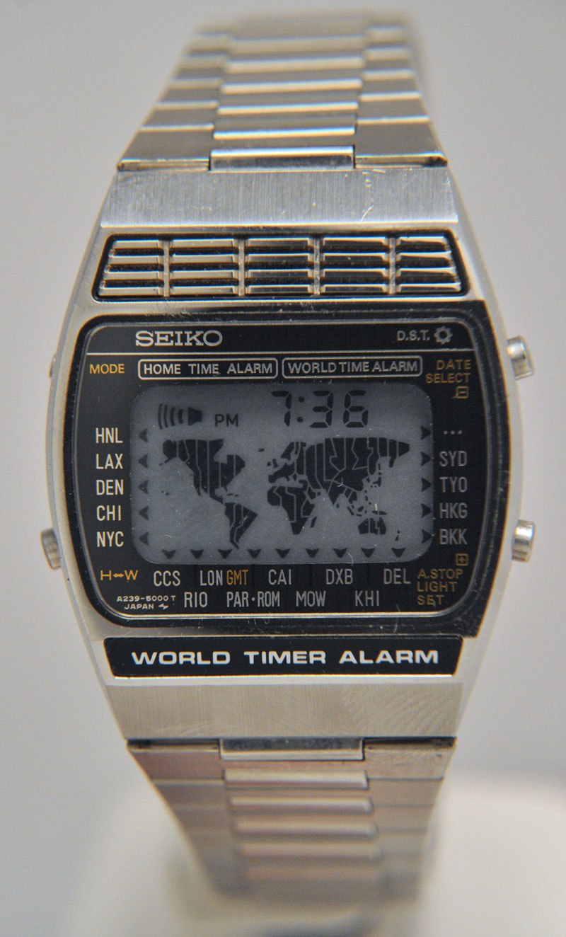 SEIKO - A239-5000 - WorldTime - Vintage Digital Watch - Digital-Watch.com