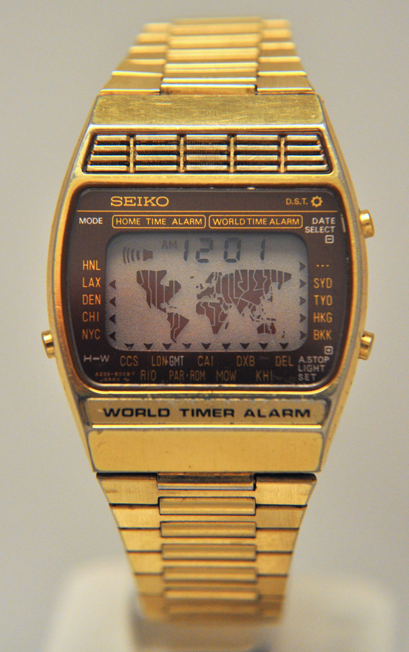 SEIKO - A239-5009 - WorldTime - Vintage Digital Watch - Digital-Watch.com