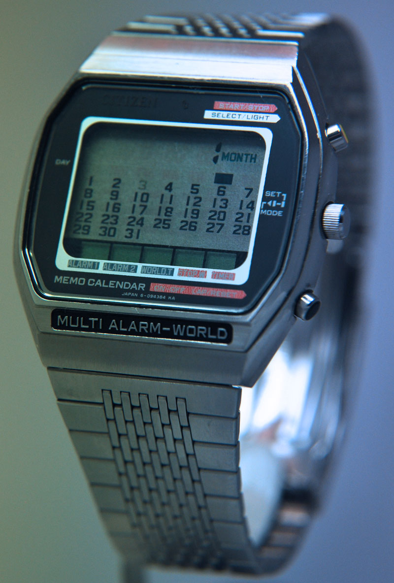 CITIZEN - 41-5014 - WorldTime - Vintage Digital Watch - Digital-Watch.com