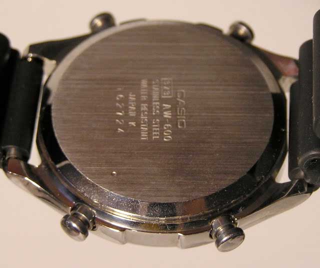 CASIO - AW-600 - Digi-Ana - Vintage Digital Watch - Digital-Watch.com