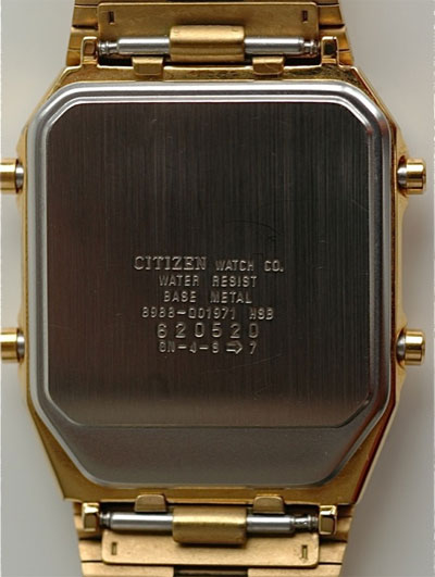CITIZEN - JG2 - Digi-Ana - Vintage Digital Watch - Digital-Watch.com