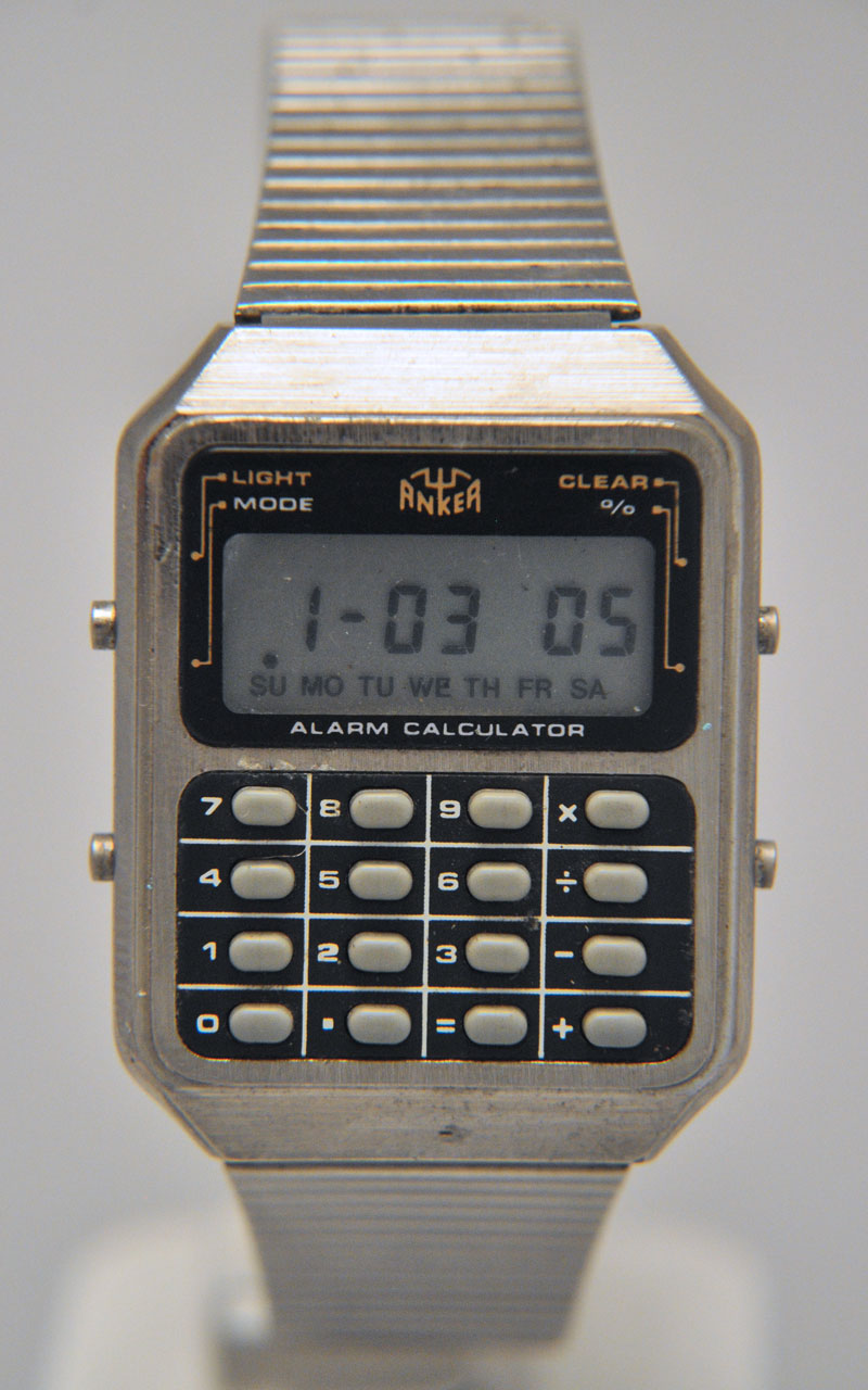 MEISTER ANKER - Alarm Calculator - Calculator - Vintage Digital Watch ...
