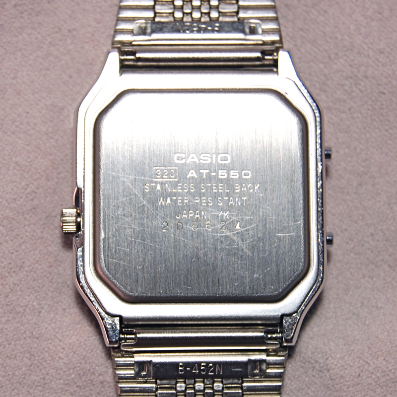 CASIO - AT-550 - Calculator - Vintage Digital Watch - Digital-Watch.com