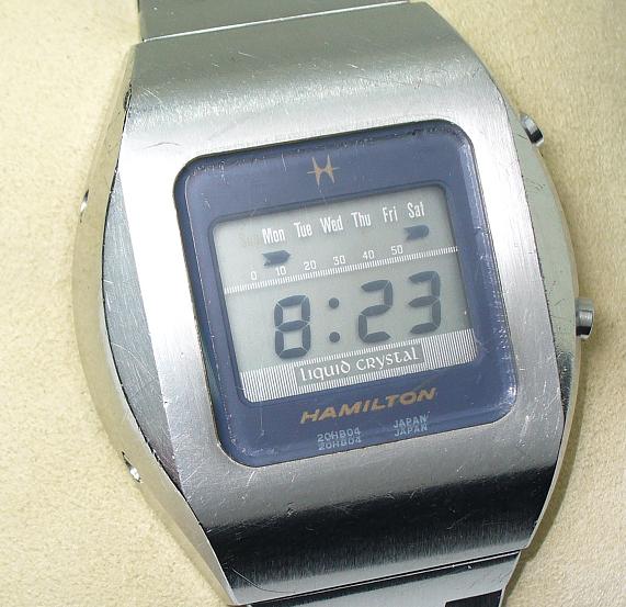 HAMILTON - CASIO S-12 - Casiotron - Vintage Digital Watch - Digital ...