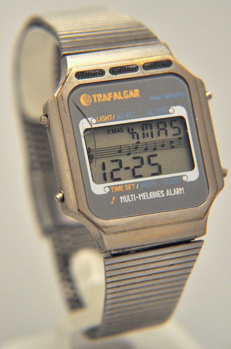 TRAFALGAR - Multi Melodies - Melody - Vintage Digital Watch - Digital ...