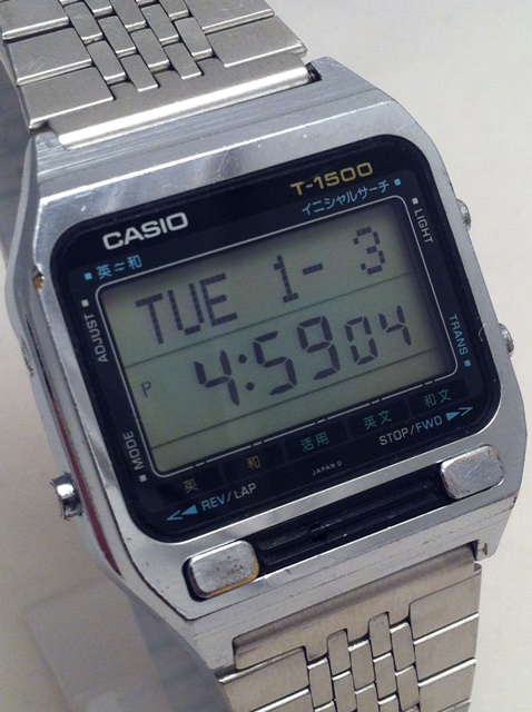 CASIO - T-1500 - Digital - Vintage Digital Watch - Digital-Watch.com