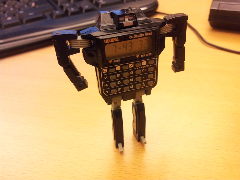 TAKARA - Calculator Robot - Novelty - Vintage Digital Watch - Digital ...