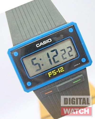 CASIO - FS-12 - Digital - Vintage Digital Watch - Digital-Watch.com