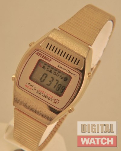 NELSONIC - Alam Chrono - Ladies - Vintage Digital Watch - Digital-Watch.com
