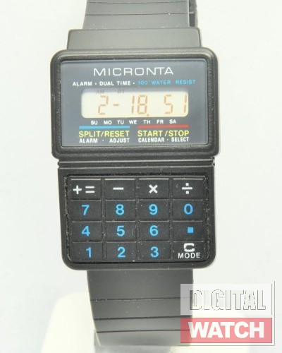 MICRONTA - 63-7008 - Calculator - Vintage Digital Watch - Digital-Watch.com