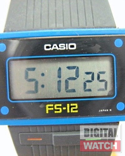 CASIO - FS-12 - Digital - Vintage Digital Watch - Digital-Watch.com