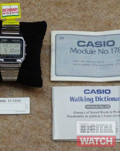 CASIO - TE-2500 - Digital - Vintage Digital Watch - Digital-Watch.com
