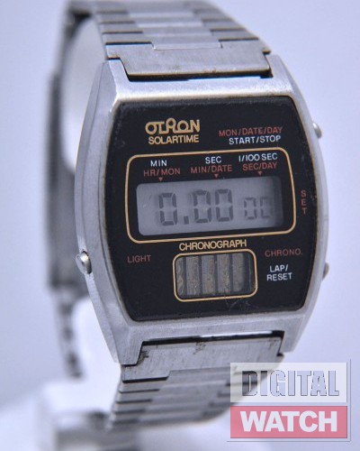 OTRON - SOLARTIME - Solar - Vintage Digital Watch - Digital-Watch.com