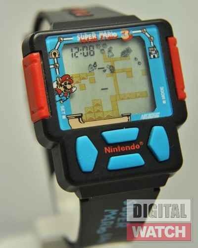NELSONIC - Super Mario 3 - Game - Vintage Digital Watch - Digital-Watch.com