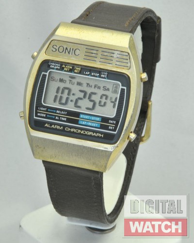 SONIC - Quartz - Digital - Vintage Digital Watch - Digital-Watch.com